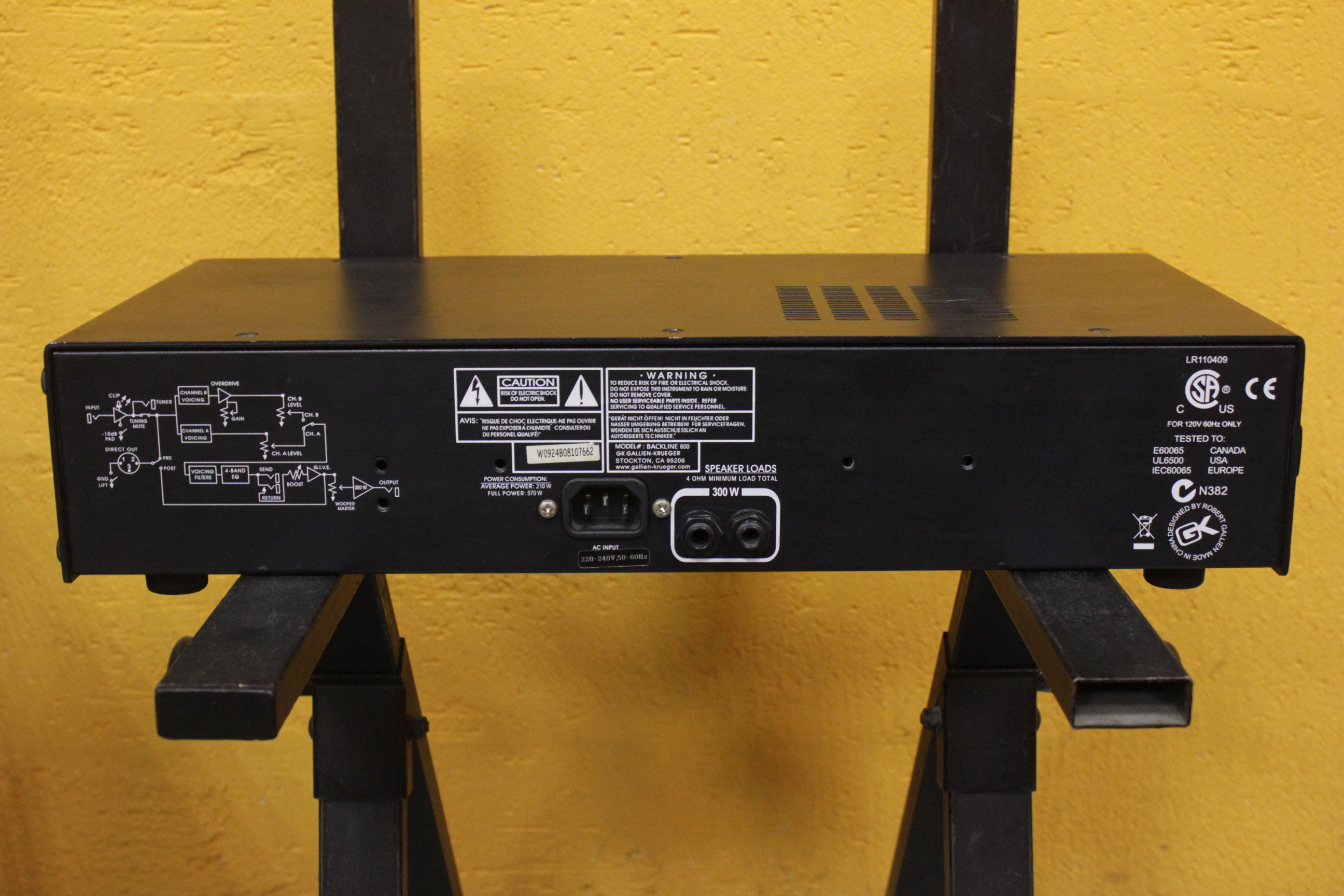 Gallien-Krueger Backline 600 Bass Head - Муз-Комиссионка